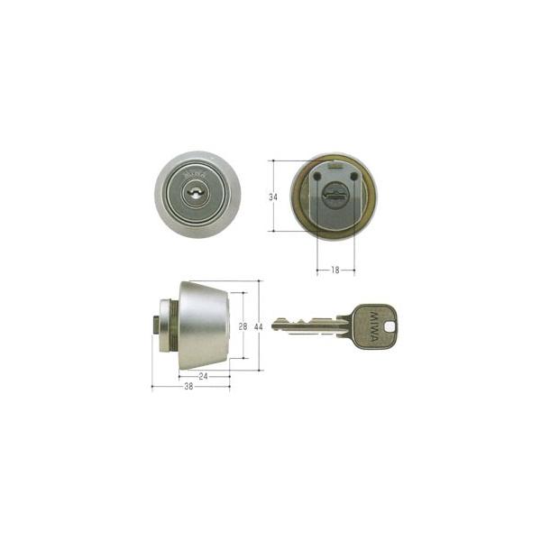 MIWA U9シリンダー LZ-2タイプ【MCY-122】カギ違い数は150,994,994通り。ピッキング対策にロータリータンブラーとロッキングバーを採用し、従来品ディスクシリンダー(廃番製品)から防犯性能が向上。【商品詳細】◆シリンダー...