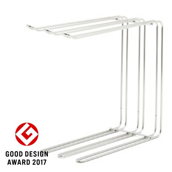 【送料無料】ハナウタ(hanauta) まな板スタンド グラスホルダー キッチンハンガー●本体サイズ：幅30×奥行11×高さ26.2cm　重量0.5kg●材質：本体：18-8ステンレス●原産国：日本●完成品です●燕三条でつくられた、料理や台...