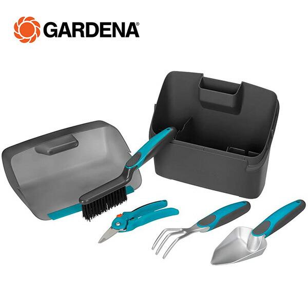 【送料無料】ガルデナ(GARDENA)バルコニーボックス (園芸用具キット4点セット) 8970-20 967097001本体サイズ幅27.8×奥行11.8×高さ27cm　重量1.15kg材質高品質スチール製、Duroplastコーティング...