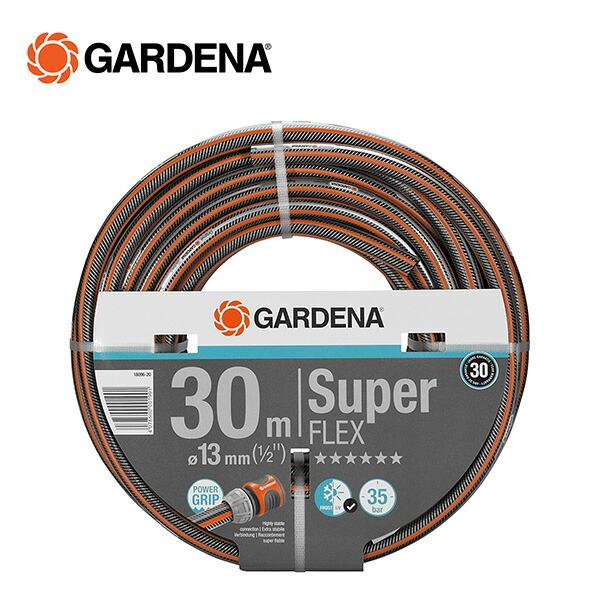 【送料無料】ガルデナ(GARDENA)プレミアム SuperFLEXホース 13 mm(1/2") 長さ30m 18096-20 967250701本体サイズ幅37×奥行37×高さ11.5cm　重量4.345kg材質PVCスパイラルメッシュ...