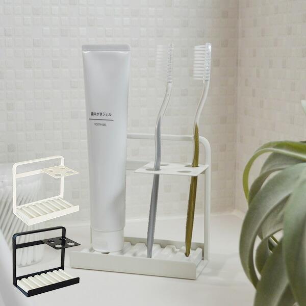 【送料無料】コレンド COLLEND 歯ブラシスタンド ドライトレイ付き TS-WH/TS-BK本体サイズ幅12.5×奥行6.5×高さ11.2cm　重量280g材質スチール（三価ユニクロメッキ+粉体塗装）、珪藻土仕様●原産国：中国商品説明●...