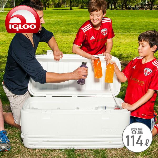 【送料無料】イグルー(IGLOO) クーラーボックス イグルー 大型 ポーラー 120 (114L)  #44577 ホワイト本体サイズ外寸：幅97×奥行44×高さ45cm内寸：幅83.5×奥行33.5×高さ33.5cm重量8kg材質ポリエ...