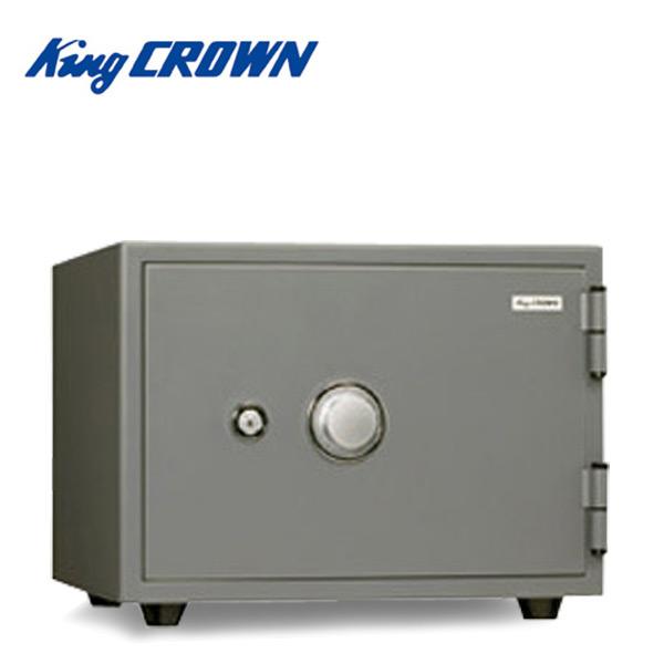 【送料無料】CROWN キング工業スーパーダイヤル 耐火金庫KS-20SD ダークグレー●本体サイズ：幅48×奥行43×高さ36.8cm　重量50kg●材質：外側：鋼板内側：鋼板トレー：耐熱樹脂●原産国：日本●内寸サイズ：幅34.8 奥行2...