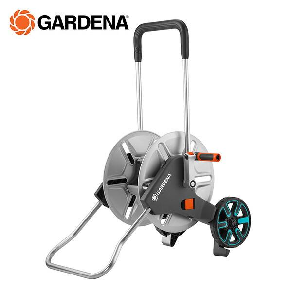 【送料無料】ガルデナ GARDENA メタルホーストロリー Mサイズ CleverRoll 18541-20本体サイズ幅74×奥行48×高さ90cm　重量4.3kg材質プラスチック、アルミ、スチール商品説明●ホーストローリー単体のみ(ホース...