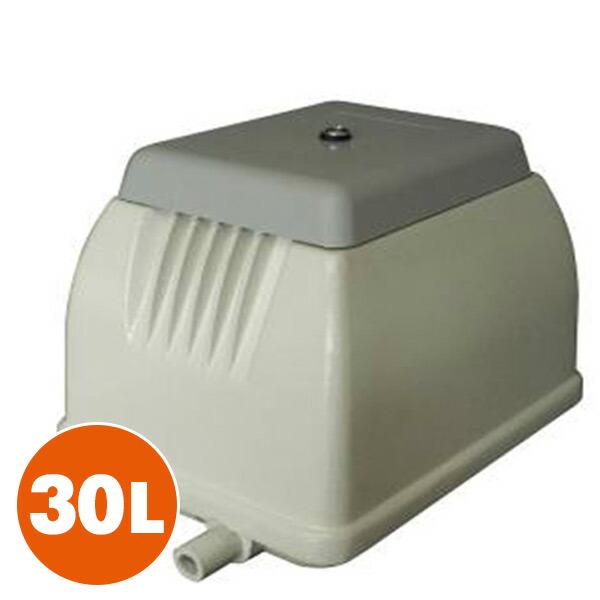 【送料無料】日本電興(NIHON DENKO)電磁式エアーポンプ 30LNIP-30L ホワイト●本体サイズ：幅約21.8×奥行約15.6×高さ約18.2cm 重量約5.5kg●材質：アルミダイカスト●定格電圧：100V(50/60Hz)●...