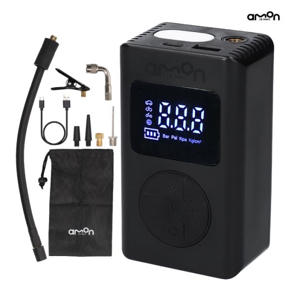 ■車、バイク、自転車、ボールの空気入れに【仕様】・入力：USB Type-C DC5V 最大1A・出力：USB Type-A DC5V 最大2A・バッテリー容量：7.4V 2000mAh 14.8Wh(リチウムイオン電池 18650 3.7...