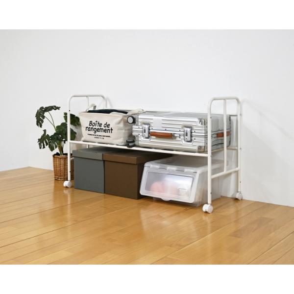 ○カラー：ホワイト(ＷＨ)○商品サイズ：Ｗ111ＸＤ44ＸＨ65.5ｃｍ○材質：（本体）スチール・粉体塗装（キャスター）樹脂○商品重量：約3.5ｋｇ○原産国：中国製○組立式○送料無料(北海道・沖縄・離島は別途送料がかかります)※アウトレット...