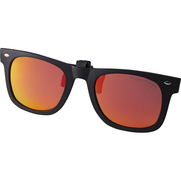 アックス AXE クリップオン AS-3PCS メンズ レディース サングラス 偏光レンズ 跳ね上げ 紫外線カット 熱中症対策 紫外線 UVカット 釣り ゴルフ ドライブ  AS3PCS RE　偏光レンズにオシャレなリムが付いた跳ね上げ式の...