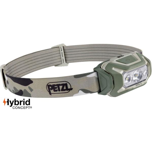 ペツル PETZL アリア 2 RGB カモフラージュ ヘッドランプ コンパクト キャンプ ハイキング コンパクト 登山 ルーメン ランニング トレッキング ウォーキング マウンテニアリング  E070BA01　アウトドア　白色光に加え、レ...