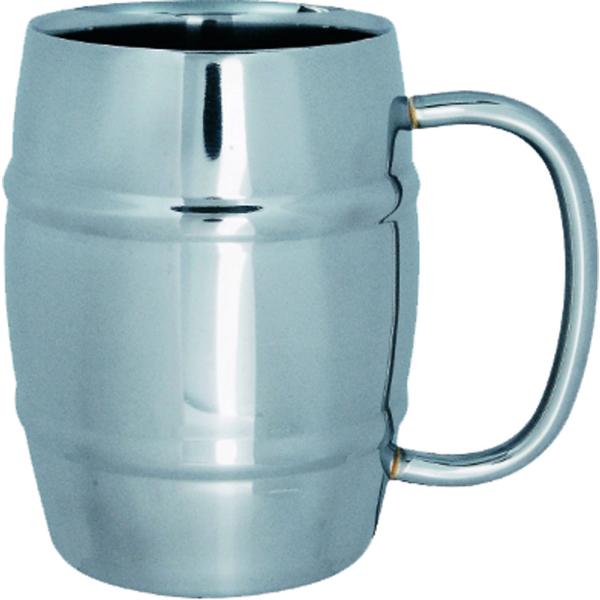 ベルモント belmont ステン樽型ダブルマグ400 マグカップ マグ ステンレス キャンプ 二重構造  BM109　アウトドア　耐久性の良い、樽型形状のステンレス製マグカップ。