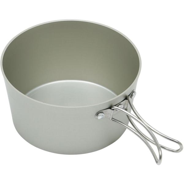 ベルモント belmont アルミシェラカップ深型600フォールドハンドル BM-528  BM528　アウトドア　調理にも適した肉厚で熱伝導の良いアルミ製です。直火調理からそのまま食器にしたいソロキャンパーにも最適です。