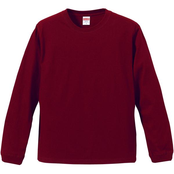 ユナイテッドアスレ UnitedAthle 5.6oz L/S Tシャツ 1.6インチリブ   501101CX 72　1.6インチリブがコーディネートのアクセントになるロングスリーブTシャツ。[Style No.5001-01 5.6オン...