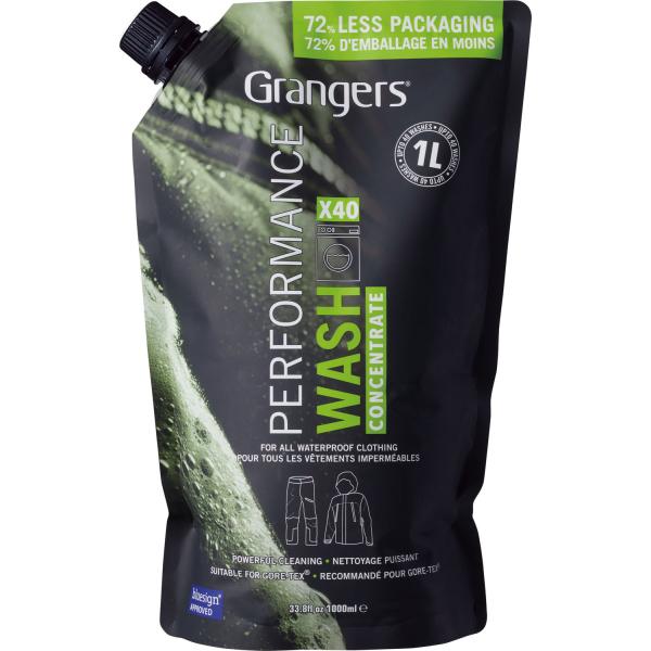 グランジャーズ Granger's 詰め替え用洗剤 パフォーマンス ウォッシュ コンセントレート 1L ウェア専用クリーナー 洗濯機投入タイプ  1500021　アウトドア　洗濯機に直接投入するタイプの水性クリーナーです。防水透湿素材の透湿...