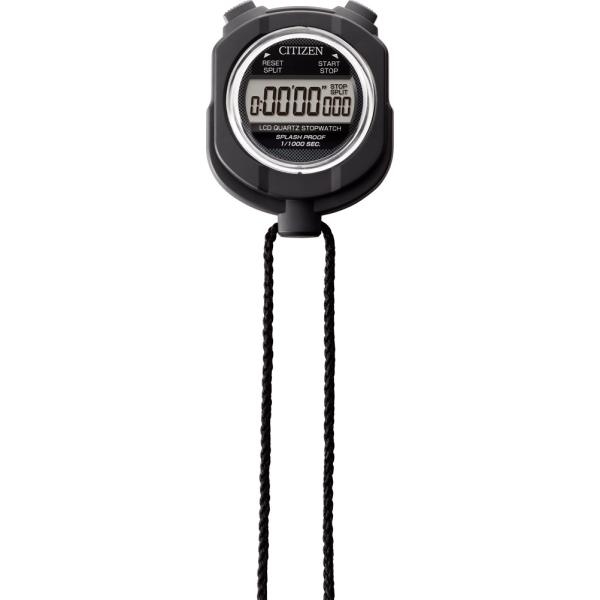 シチズン CITIZEN ストップウオッチ 黒  8RDA55002　防雨タイプのストップウォッチです。