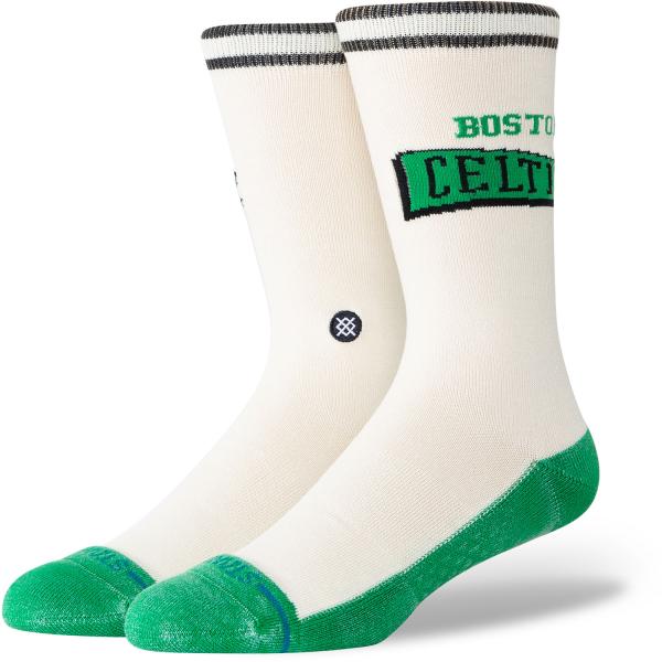 スタンス STANCE CELTICS VICTORY CREW A556D25CVC　アメリカ合衆国・マサチューセッツ州ボストン市に本拠を置くボストン・セルティックスのチームソックス。伸縮性のあるリブがふくらはぎを包み込み、きつ過ぎずゆる...