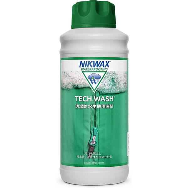 ニクワックス NIKWAX テックウォッシュ 1L 洗剤 スポーツウェア アウトドアウェア ギア 洗濯 撥水 防水 レインウェア ジャケット スキーウェア フリース テント キャンプ  EBE183　アウトドア　アウトドアウェアやスポーツウ...