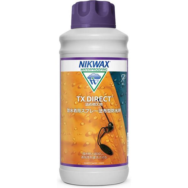 ニクワックス NIKWAX TX.ダイレクトスプレー詰替1L 撥水剤 撥水スプレー レインウェア アウター ジャケット 防水透湿生地 衣類 撥水加工 はっ水 テント キャンプ用品  EBE573　アウトドア　防水生地にも対応した撥水スプレー...
