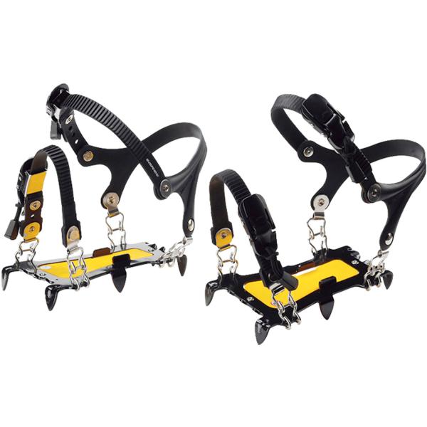 エバニュー Evernew 6本爪アイゼン アイゼン 登山 滑り止め 雪 あいぜん 雪渓歩き 登山靴 低山 あいぜん バックル式 すべり止め 雪山 EBY014　アウトドア　冬の低山や傾斜の緩やかな残雪の山、夏の雪渓歩きなどにおすすめの6本...