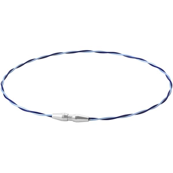 ファイテン Phiten RAKUWA ネックレス EXTREME ワイヤートルネード  TG903653　着けている感じがしない軽量設計。 2 本のワイヤーをネジったスタイリッシュなデザインで、ワイヤー部分は美しい樹脂コーティング仕上げで...