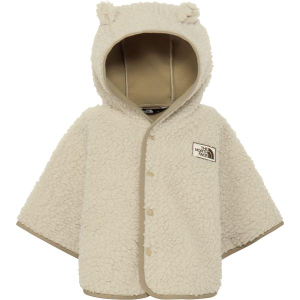 ザ・ノース・フェイス THE NORTH FACE ベビーカドルフリースポンチョ 赤ちゃん 子供 アウター 上着 保温 秋冬 防寒 外遊び おでかけ 着脱簡単 ドットボタン ロゴワッペン フード付き 耳付き  NAB72402　アウトドア　...
