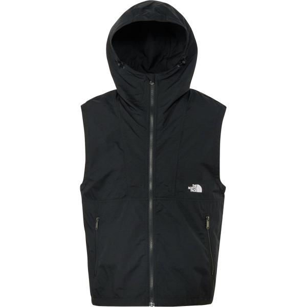 ザ・ノース・フェイス THE NORTH FACE コンパクトフーデッドベスト メンズ レディース チョッキ アウター 上着 ノースリーブ 撥水加工 軽量 シンプル フード付き キャンプ ハイキング お出かけ  NP22635　アウトドア　...