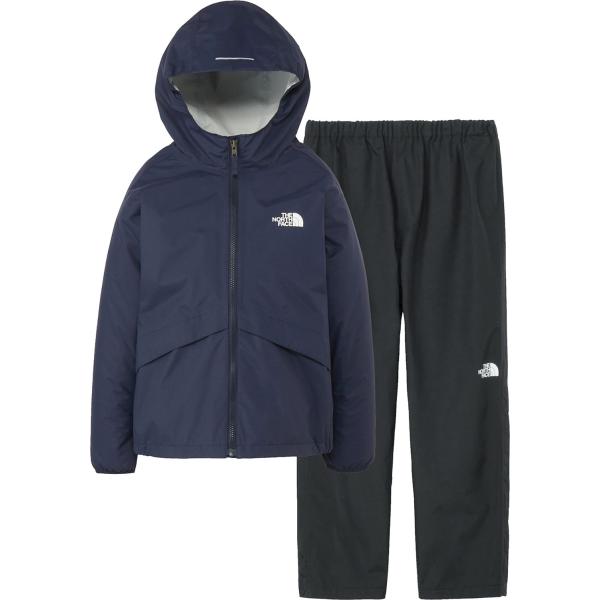 ザ・ノース・フェイス THE NORTH FACE レインテックスユリイカ ジュニア キッズ 子ども ジャケット アウター ロングパンツ 長ズボン 防水 シンプル 上下セット キャンプ ハイキング 林間学校  NPJ12610　アウトドア　...