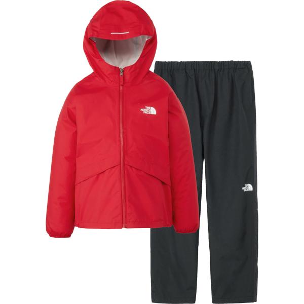 ザ・ノース・フェイス THE NORTH FACE レインテックスユリイカ ジュニア キッズ 子ども ジャケット アウター ロングパンツ 長ズボン 防水 シンプル 上下セット キャンプ ハイキング 林間学校  NPJ12610　アウトドア　...