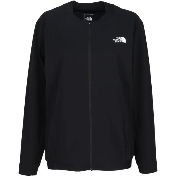 ザ・ノース・フェイス THE NORTH FACE フレキシブルラウンドネックジャケット レディース トップス アウター 上着 ウェア ストレッチ シンプル 普段使い ファスナー付きポケット 裾 袖 ゴム  NPW22582　アウトドア　ナ...