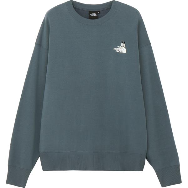 ザ・ノース・フェイス THE NORTH FACE ズーピッカークルー メンズ レディース スウェット トップス 長袖 ロングスリーブ 普段着 シンプル 部屋着 リブ袖 おでかけ ロゴプリント 動物 アニマル  NT12646　アウトドア　...