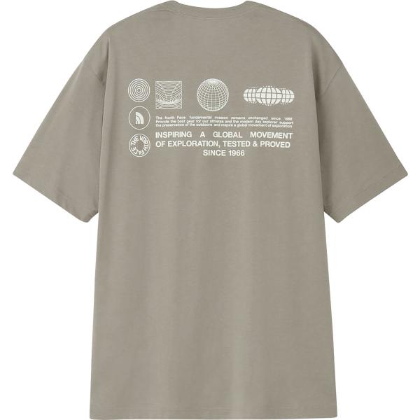 ザ・ノース・フェイス THE NORTH FACE ショートスリーブフラッシュドライグローブグリッドコットンティー ユニセックス 半袖 Tシャツ トップス 吸汗速乾 綿100 コットン バックプリント  NT32550　アウトドア　コットン...