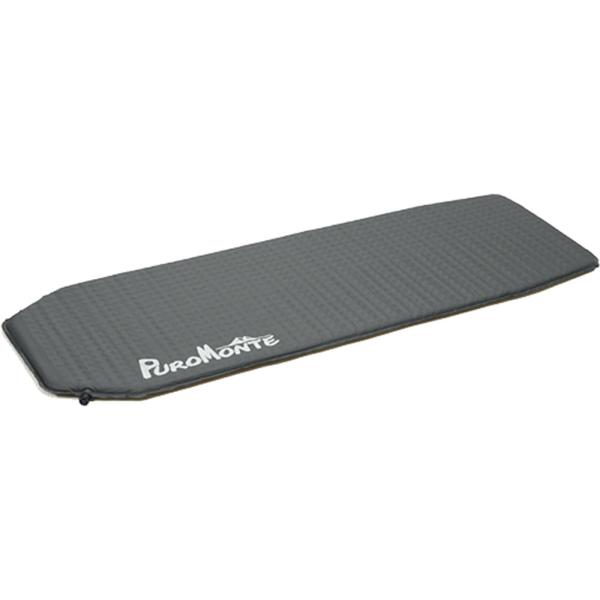 プロモンテ PUROMONTE エアマット135  PMT135 MGRY　アウトドア　インフレーター式ワンプッシュで固定バルプ採用。厚さ2.5mmの軽量トレッキングマット。既存モデルと比べ、約20 ? 25軽量化。