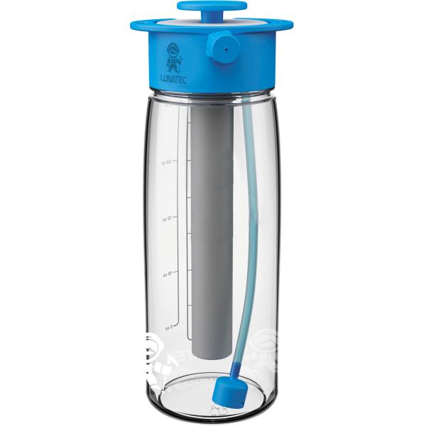 ルナテック LUNATEC LUNATEC aquabot 750ml クリアー  LTA1050000　アウトドア　ルナテック社のアクアボットは1つで水分補給・冷却・クリーニングが行えます。シャワー・ストリーム・ミストの3パターンの噴出方...