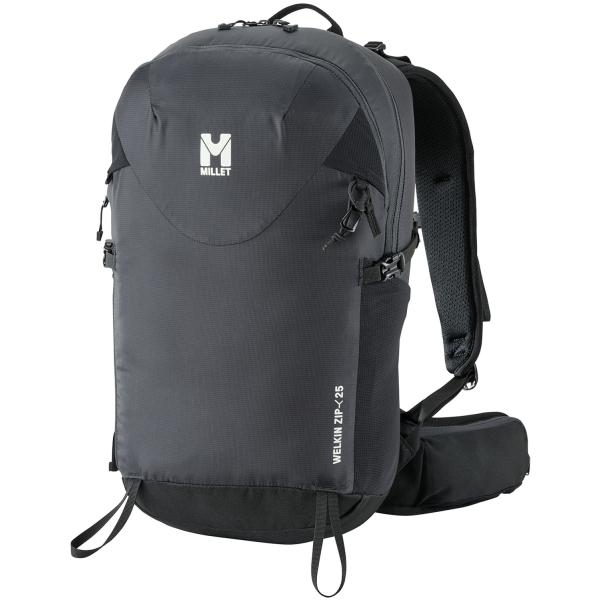 ミレー MILLET WELKIN ZIP 25 MIS01305　アウトドア　はじめての日帰りのハイキングにピッタリなサイズと機能性を備えたリュックサック。 200D のナイロン素材は軽量ながら十分な耐久性を備えています。ジッパーで開閉で...