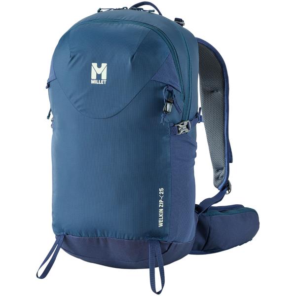 ミレー MILLET WELKIN ZIP 25 MIS01305　アウトドア　はじめての日帰りのハイキングにピッタリなサイズと機能性を備えたリュックサック。 200D のナイロン素材は軽量ながら十分な耐久性を備えています。ジッパーで開閉で...