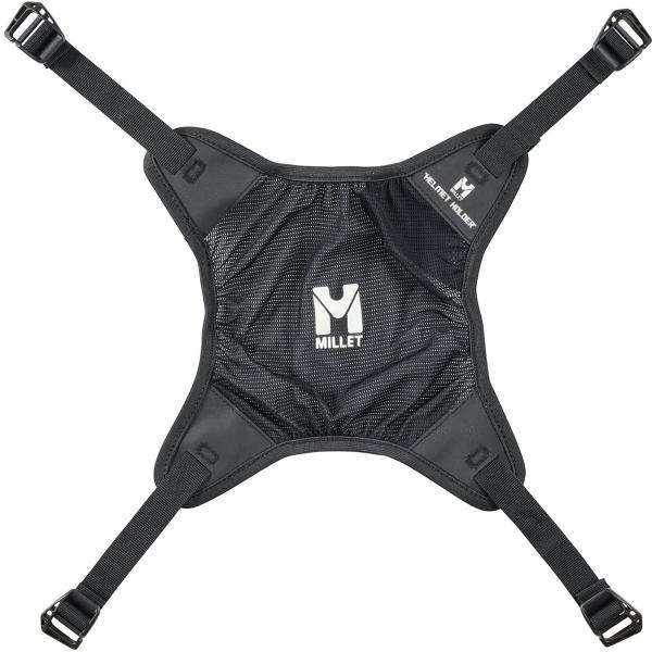 ミレー MILLET ヘルメットホルダー 登山 トレッキング クライミング バックパック リュック 取り付け ヘルメット 持ち運び コンパクト バッグ ケース メッシュ 軽量 フック  MIS0524　アウトドア　さまざまなバックパックに取...