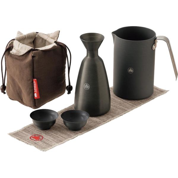 ロゴス LOGOS 携帯・アウトドア熱燗セット 2人用 熱かん 徳利 おちょこ 晩酌 日本酒 コップ カップ 調理器具 キャンプ BBQ バーベキュー イベント レジャー 宅飲み  81280308　アウトドア　野外でも日本酒が楽しめる熱燗...