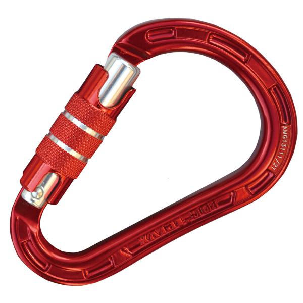 ロックテリクス roc'teryx HMSデコクイックロック カラビナ 登山 クライミング  AMG131112T RD　アウトドア　自動ロック安全環付きでキーロックゲート。