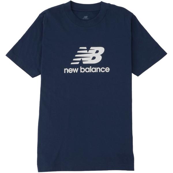 ニューバランス New Balance New Balance Stacked Logo ショートスリーブTシャツ メンズ 半袖 トップス コットン ロゴ フィットネス トレーニング 部活 通勤 通学  MT41502　スタックドロゴが映え...