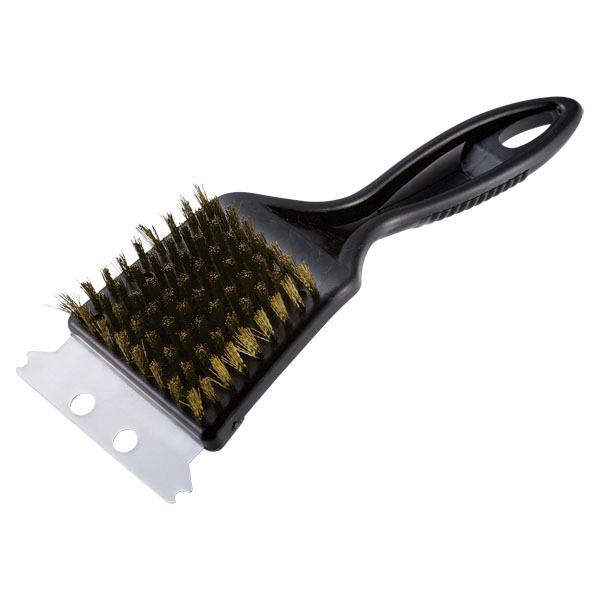 キャプテンスタッグ CAPTAIN STAG レスト鉄板焼器・アミ用ブラシ ブラック  M-7628   M7628　アウトドア