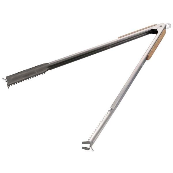 キャプテンスタッグ CAPTAIN STAG 2WAY ダッチオーブン 炭バサミ45cm UG-3256  UG3256　アウトドア　ダッチオーブンのリッドリフターとしての機能も兼ねる、1台2役の炭バサミです。炭バサミの先端に、ダッチオーブ...