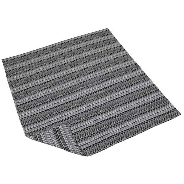 キャプテンスタッグ CAPTAIN STAG CSブラックラベル ラグ1820 ジオメトリック  UP-2568  UP2568　アウトドア　INでもOUTでもマルチに使えるラグマット。テントのフロアーマット、ソファーカバーなど、ファミリー...