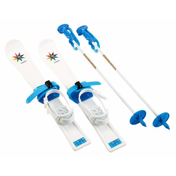 キャプテンスタッグ CAPTAIN STAG ジュニアプラスキー 60cm ブルー 2点セット スキー板 ストック 雪遊び 雪すべり おもちゃ 玩具 プレイグッズ レジャー ウインタースポーツ キッズ 子供  UX0586　アウトドア　雪国...