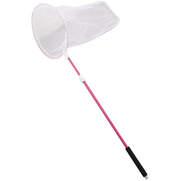 キャプテンスタッグ CAPTAIN STAG キャプテンスタッグ CAPTAIN STAG 虫取り網 コンパクト ピンク UX-2557  UX2557　アウトドア　昆虫採集の必需品。アウトドアやキャンプでもあると楽しい虫とり網。柄部分が伸...