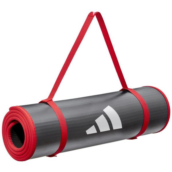 アディダス adidas adidas トレーニングマット スポーツ  ADMT12235 RD　クッション性の良いパッド入りリバーシブルトレーニングマットです。持ち運びに便利なキャリーストラップが付属されています。丸めてコンパクトに収納、...