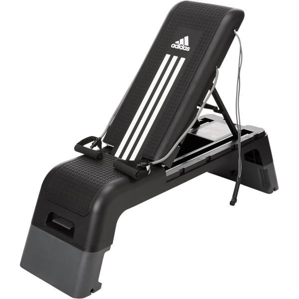 アディダス adidas 【メーカー直送品】 ADIDAS HIIT デッキ  ADP15070BK　有酸素運動用ステップと筋トレ用ベンチを一体化したコンパクトプラットフォーム。