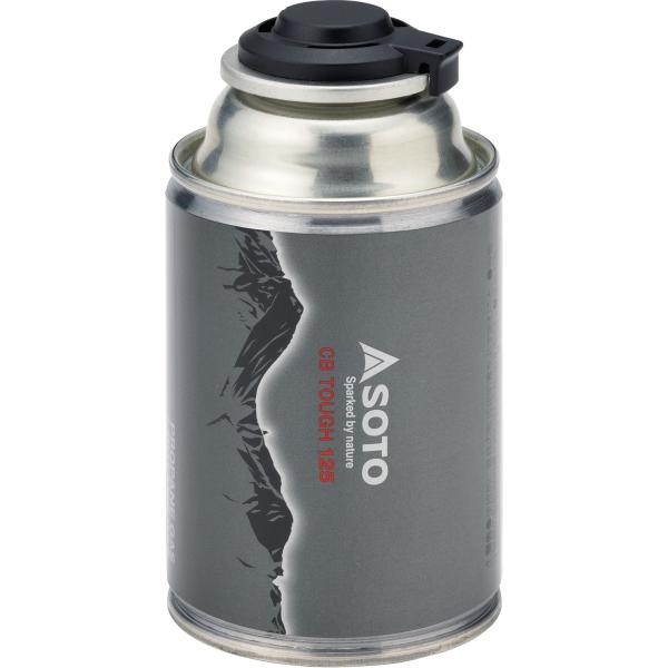 ソト SOTO CB TOUGH 125 ガスボンベ 耐圧性 イソブタン ノルマルブタン プロパン キャンプ 料理 バーベキュー クッキング 登山 トレッキング 雪山 冬  ST711　アウトドア　従来のCB缶よりも耐圧性のある容器(ボンベ...