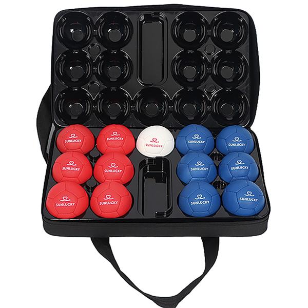 サンラッキー Sunlucky ボッチャゲーム用ボールセット III SRP580　【ボッチャ】重度脳性麻痺者または四肢重度機能障害者のために考案されたスポーツで、パラリンピックの正式種目です。障害の有無にかかわらず、誰もが共に楽しめるスポ...
