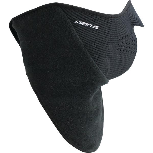 セイラス Seirus ヒートウェーブ ネオフリース コンボスカーフ L ブラック  17151　アウトドア　発熱と反射 / 保持の 2 段階ヒートシステム採用しネオプレンとフリースをラミネートしたマスクを装着したフェイスプロテクション。