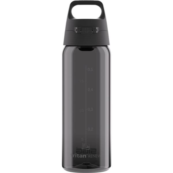 シグ SIGG トータルカラーワン 0.6L アントラサイト  50481　アウトドア　50% リサイクルされたトライタンを使用したエコボトル。トライタンは軽量で耐久性、耐熱性耐冷性に優れており透明度が高いのが特徴。キャップの開閉はワンプッ...