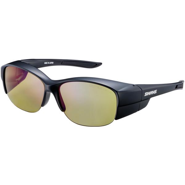 スワンズ SWANS オーバーグラス Over Glass ハーフリム ULTRA LENS for FISHINGモデル OG5-0168 MBK サングラス 熱中症対策 ゴルフ  OG50168　メガネをかけたまま装着でき、矯正用メガネ...